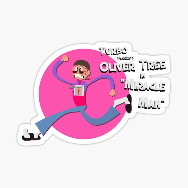 "Oliver Tree in Miracle Man" Sticker for Sale by MartinEliasArts ...