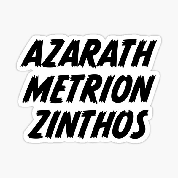 "Teen Titans Raven - Azarath Metrion Zinthos" Sticker for Sale by ...