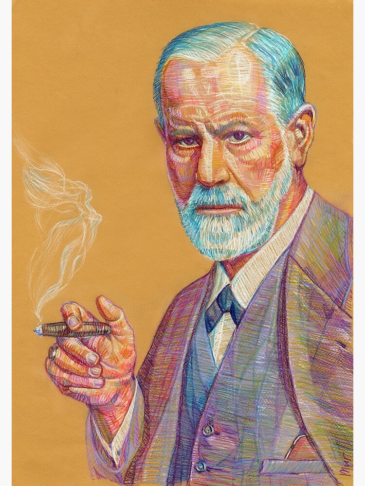 Lámina artística «Sigmund Freud» de rattatuy | Redbubble