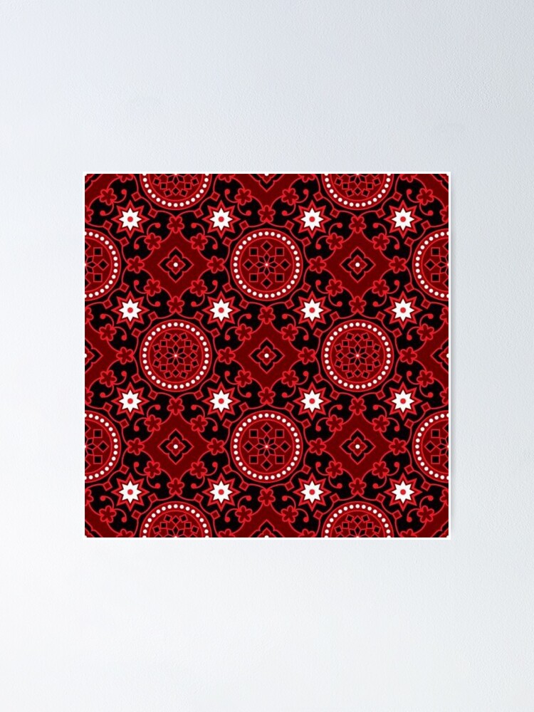 "Sindhi Ajrak" Poster for Sale by insideartistry | Redbubble