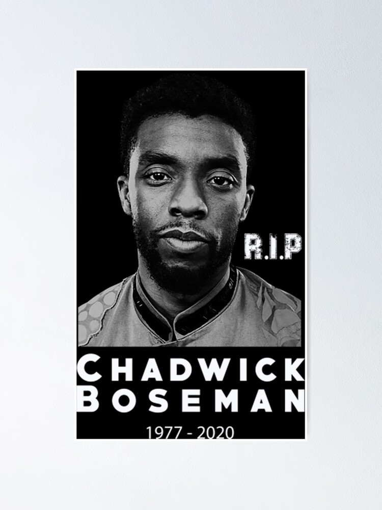 "R.I.P. Chadwick B. The best King of comics and movies." Poster for ...
