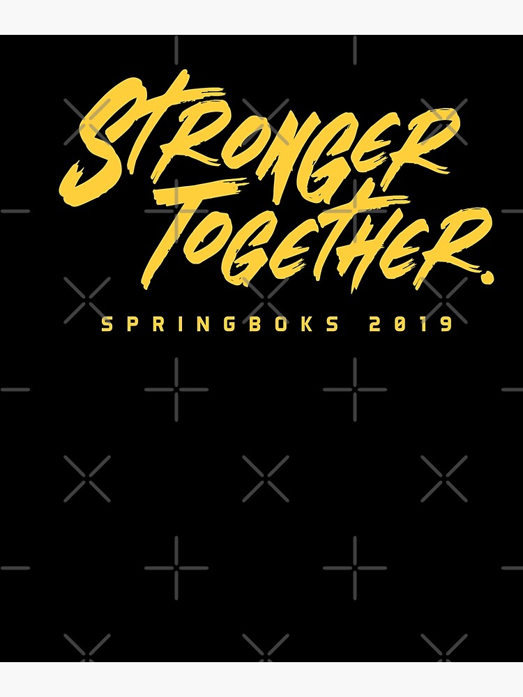 "South African Rugby Stronger Together SA Rugby Bokke Springboks South ...