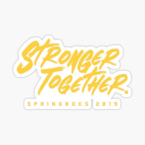 "South African Rugby Stronger Together SA Rugby Bokke Springboks South ...