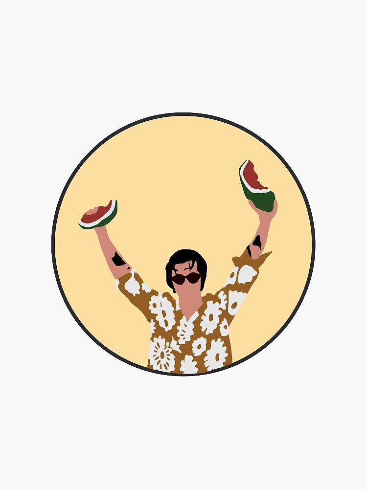 "Harry Styles Watermelon Sugar Design" Sticker for Sale by AprilsArtbox ...