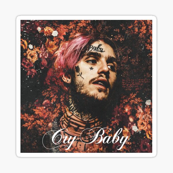 "peep rip, peep tribute, cry baby, peep fan art" Sticker for Sale by ...