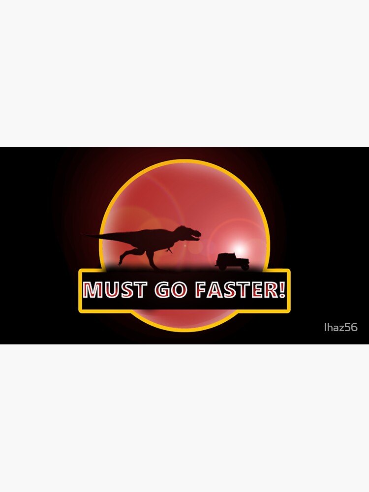 "MUST GO FASTER!" Sticker for Sale by Ihaz56 | Redbubble
