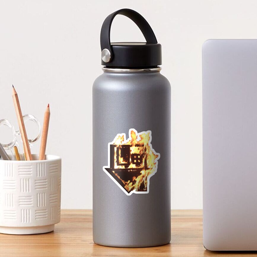 "on fire " Sticker by importato | Redbubble