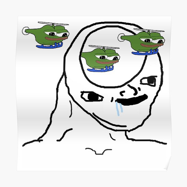 "Wojak" Poster for Sale by DocGrasshopper | Redbubble