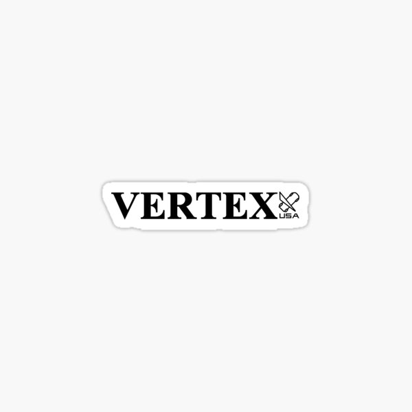 "vertex body kits logo" Sticker for Sale by uncool-cat | Redbubble
