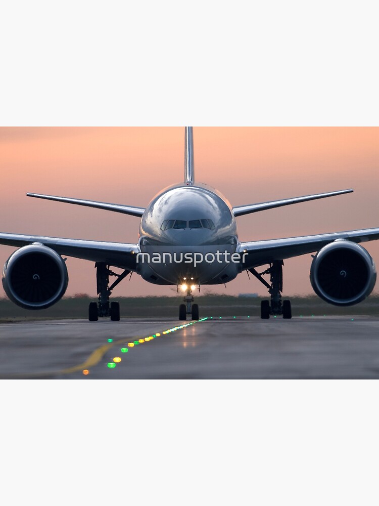 "Boeing 777" Poster by manuspotter | Redbubble