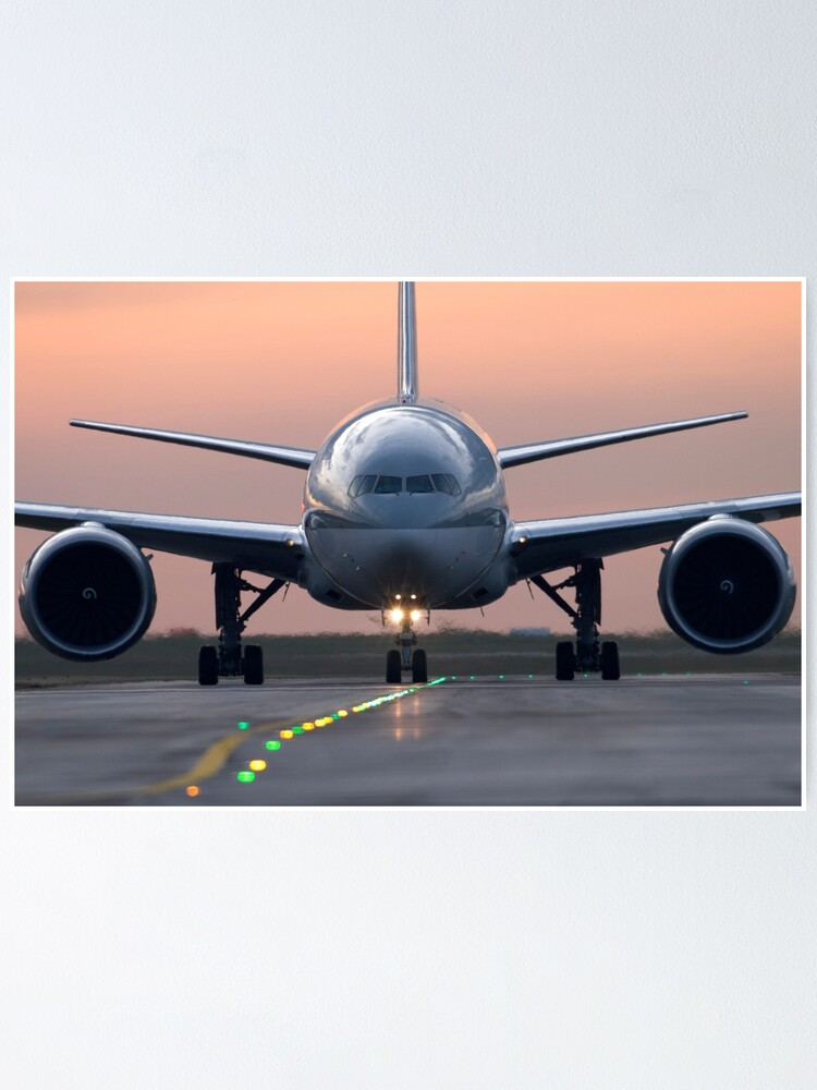 "Boeing 777" Poster by manuspotter | Redbubble