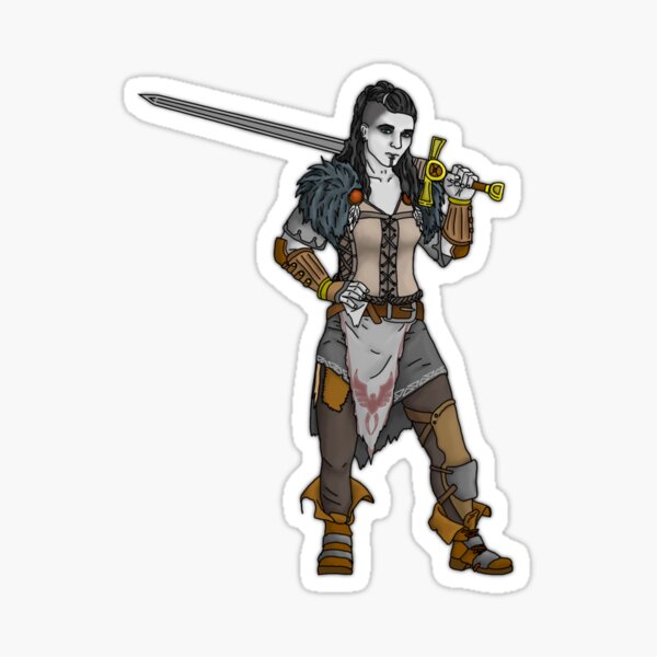 "Yasha Nydoorin fan art" Sticker by TomB-Loot | Redbubble