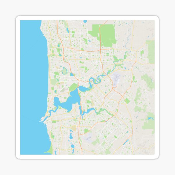 Perth Rivers Map Gifts & Merchandise | Redbubble