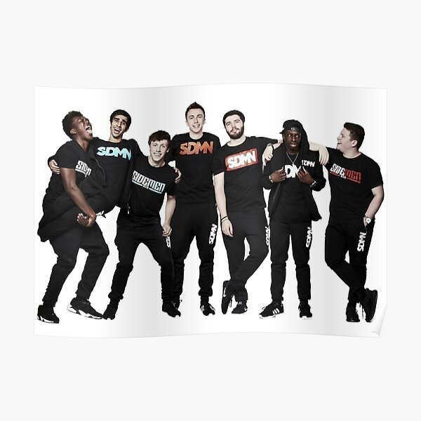 Póster «Sidemen, SDMN, JJ Olatunji, Simon Minter, Josh Bradley, Tobi ...