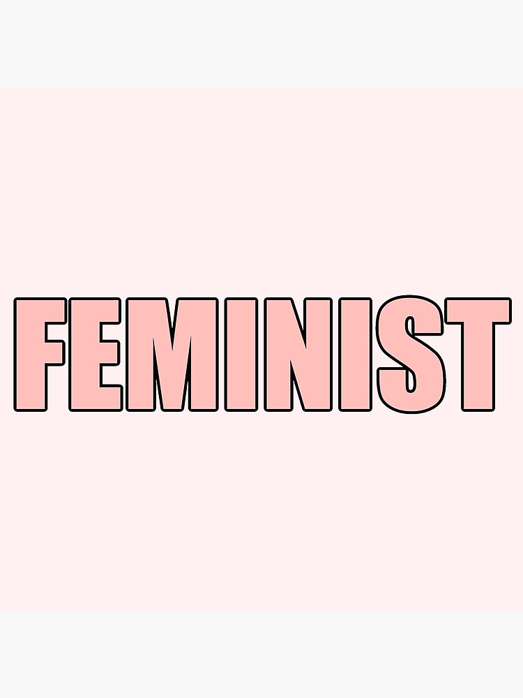 "Pink Aesthetic Feminist" Poster by CaitlinCerys | Redbubble