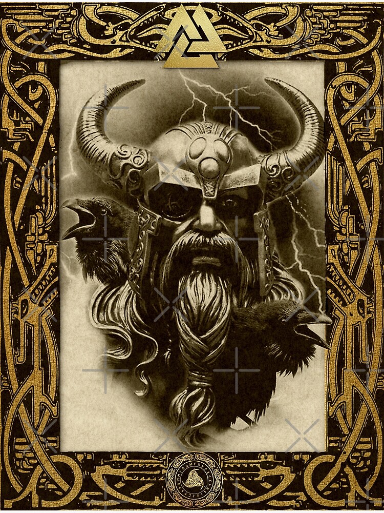 "Odin" Greeting Card for Sale by FantasySkyArt | Redbubble