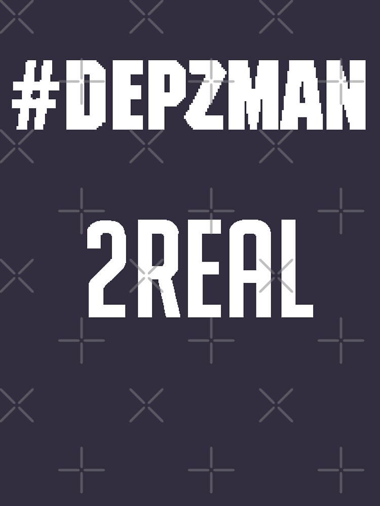 "DEPZMAN - White" T-shirt for Sale by SavedByTheCraft | Redbubble ...