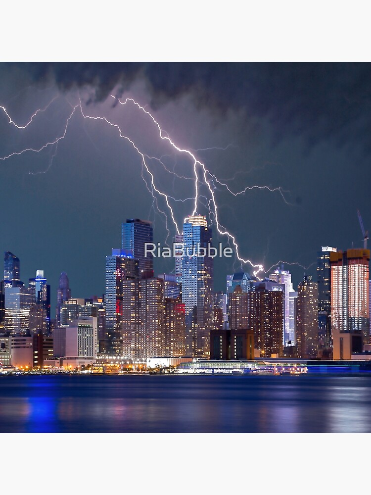 "Lightning" Poster by RiaBubble | Redbubble