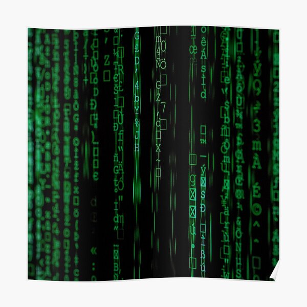 Matrix Code Posters | Redbubble