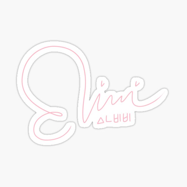 "LOONA'S VIVI signature" Sticker by m3rcuria | Redbubble