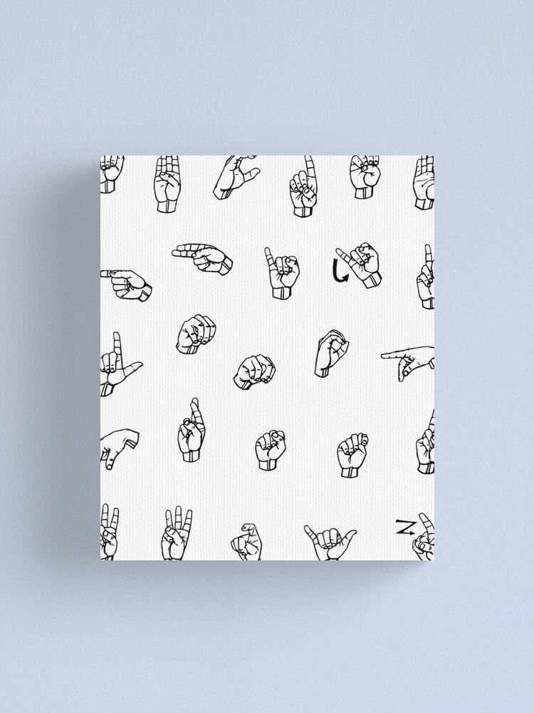 "ASL Stickers | ABCs Individual ASL Alphabet Letters Sign Language ...