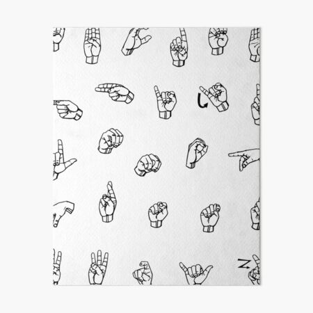 "ASL Stickers | ABCs Individual ASL Alphabet Letters Sign Language ...