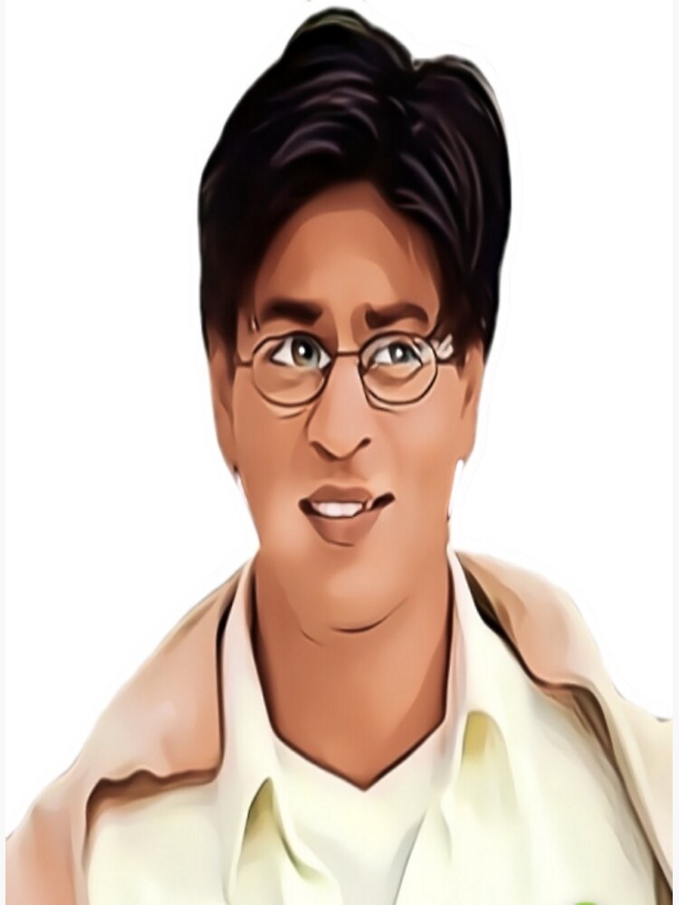 "Cartoon SRK from Mohabbatein" Poster for Sale by Danlatif | Redbubble