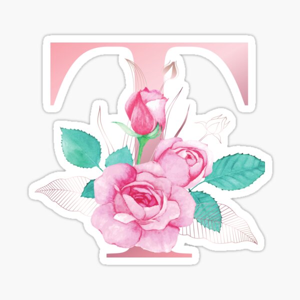 " Letter T" Sticker by maamesaa | Redbubble