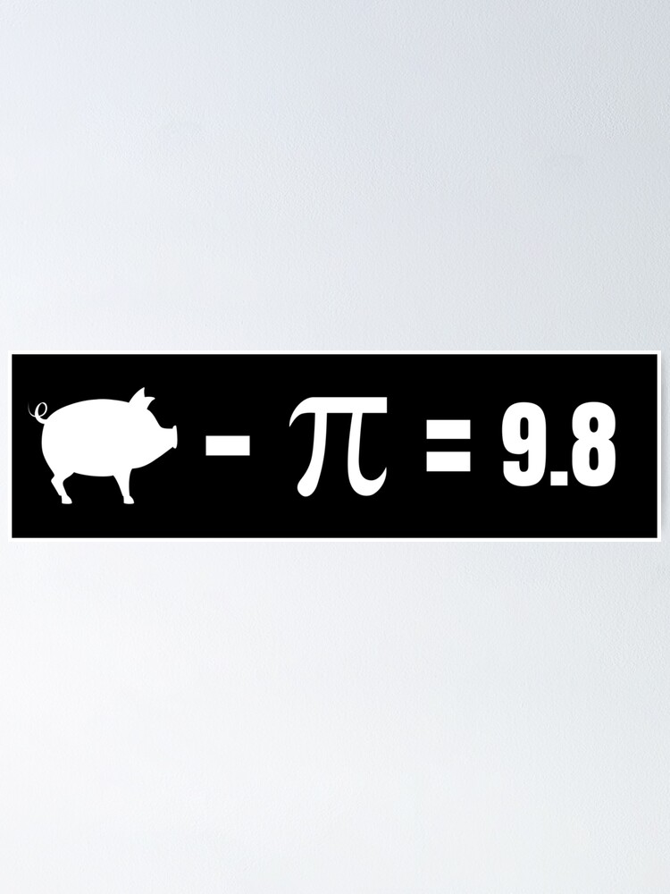 Póster «Math Meme Pi 3.14 Ingenieros Profesores de matemáticas» de ...