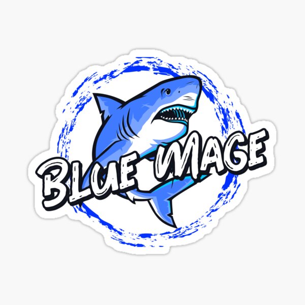 Blue Mage Mtg Arena 4 Sticker For Sale By Brightstarart Redbubble