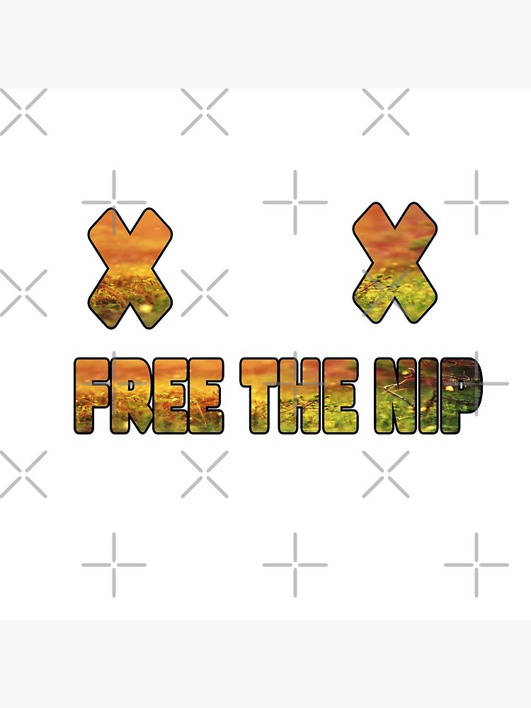 "Free The Nip Shirt Go Braless No Bra Club Feminist Nipples" Art Print ...