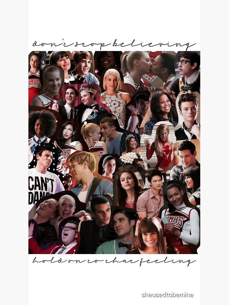 "Glee Collage" Poster for Sale by sheusedtobemine | Redbubble