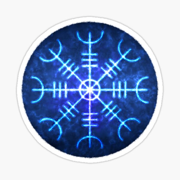 "Helm of Awe Sigil, Icelandic Magical Stave Wrought in Ice Fire ...