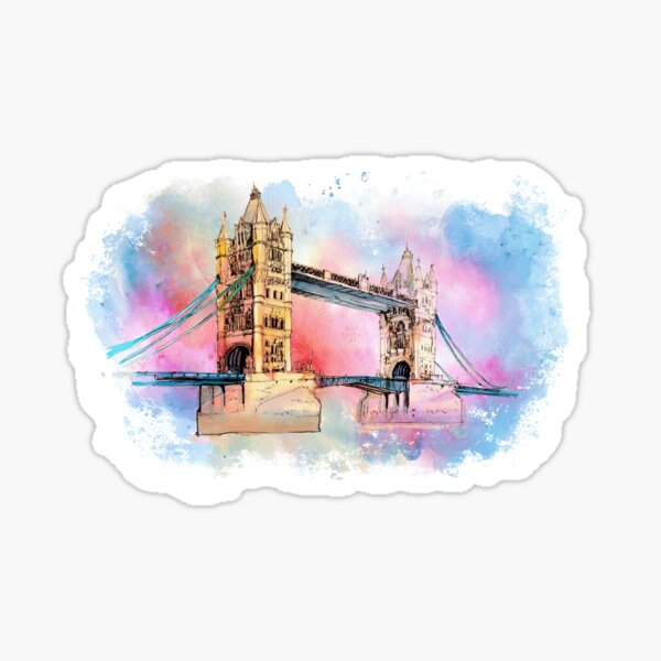"London Bridge" Sticker for Sale by Amanda-Lakey | Redbubble