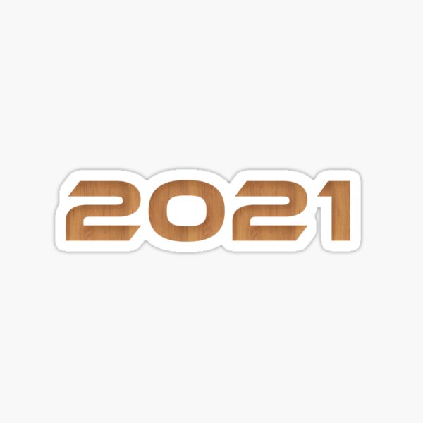 "2021" Sticker by nannadesign | Redbubble
