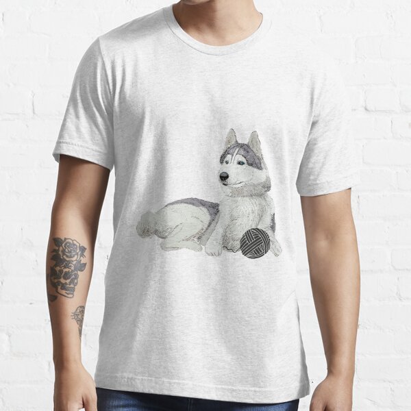 "Husky dog print design" T-shirt for Sale by irinarakyta | Redbubble | husky t-shirts - huskie t ...
