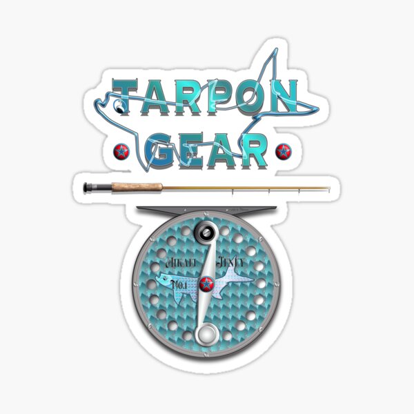 "TARPON GEAR" Sticker by MikaelJenei | Redbubble