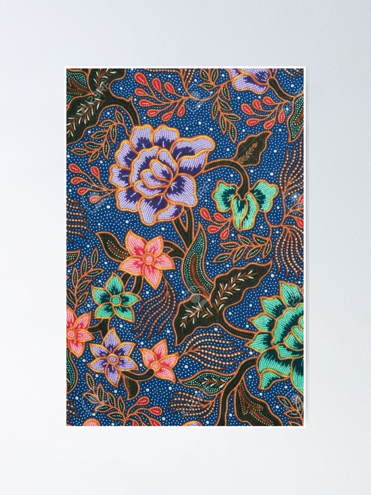"Batik Malaysia Design" Poster for Sale by shakeyy | Redbubble
