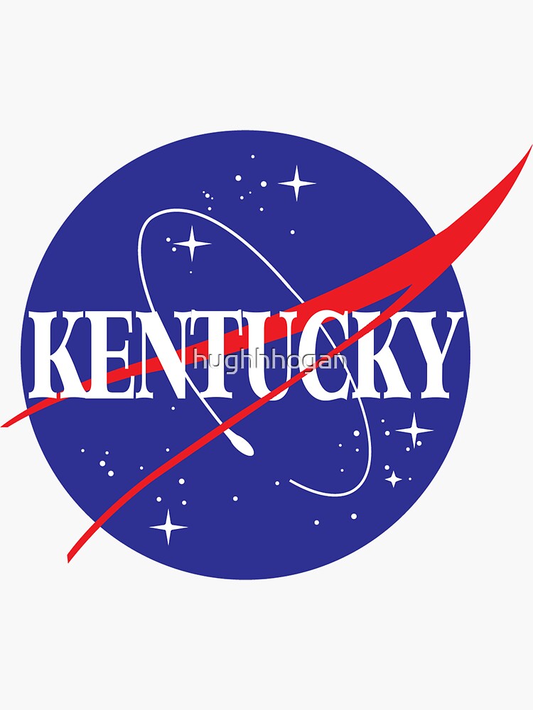 "NASA Kentucky" Sticker for Sale by hughhhogan | Redbubble