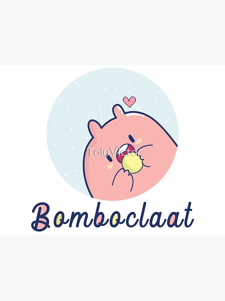 "Cute Pink bomboclaat Cat" Art Print for Sale by ToluVictor | Redbubble