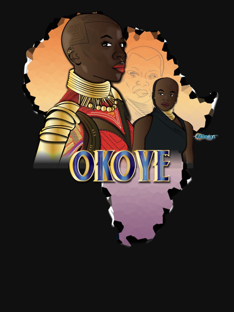 "OKOYE Black.Panther" T-shirt for Sale by Selinalepoutre | Redbubble ...