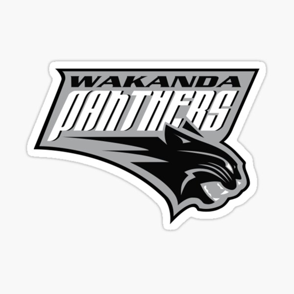 "Wakanda Panthers Black.Panther" Sticker by Selinalepoutre | Redbubble
