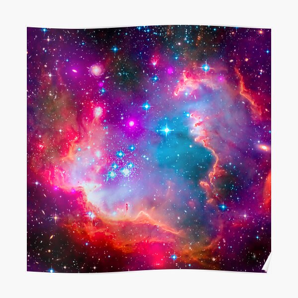 "Small Magellanic Cloud - SMC Galaxy" Poster for Sale by RVasudev ...