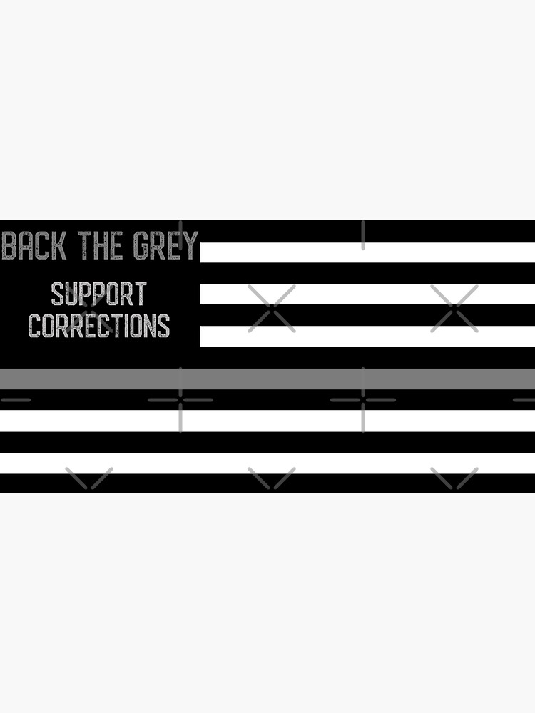 "Thin Grey Line Flag / Back The Grey" Sticker for Sale by XanderArt ...