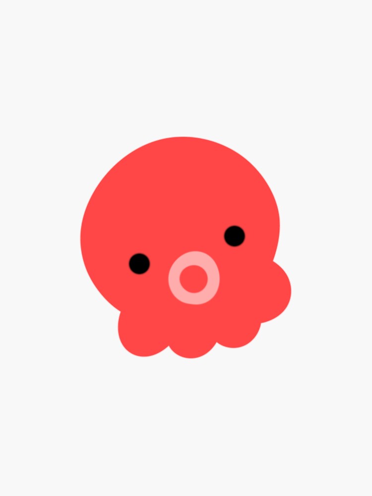 "Cute chibi octopus" Sticker for Sale by wjc7 | Redbubble