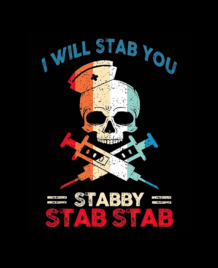 "I will stab you stabby stab stab" iPad Case & Skin for Sale by ...