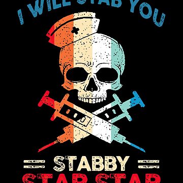 "I will stab you stabby stab stab" iPad Case & Skin for Sale by ...