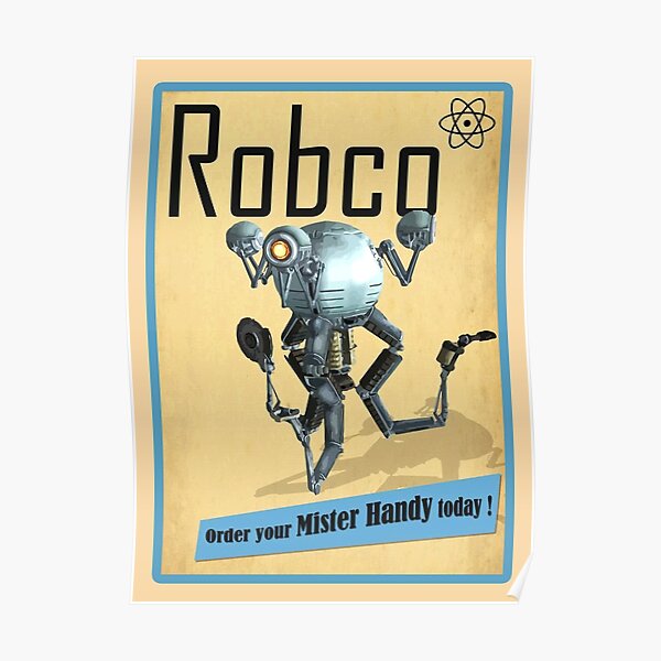 "RobCo Industries " Poster for Sale by DBnation | Redbubble