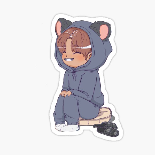 "Cozy johnny" Sticker by lulu-doodles | Redbubble