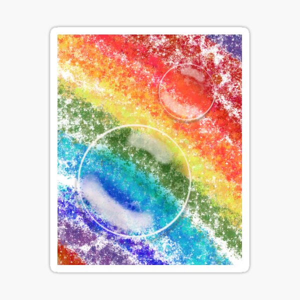 "Rainbow Love" Sticker by FilomenaJack | Redbubble
